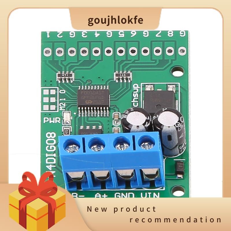 goujhlokfe 8Ch Input/Output Digital Switch TTL LvTTL CMOS RS485 IO Control Module Modbus Rtu ...