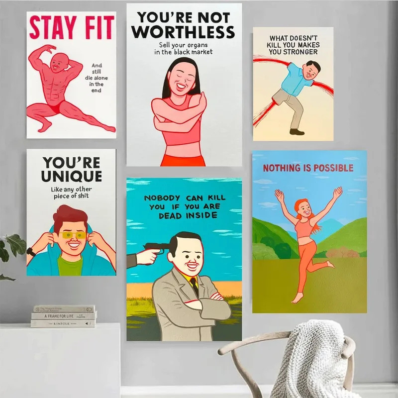 Joan Cornella Zonzo cartoon art Poster, house desk Wall, bedroom ...