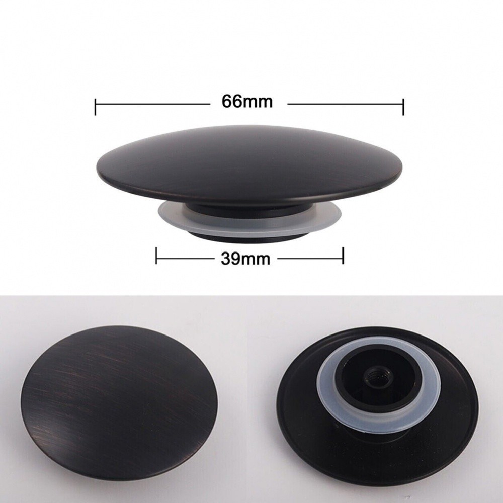 Basin Pop Up Basin Drain Filter Bathtub Stopper M8 Sink Push Button ...