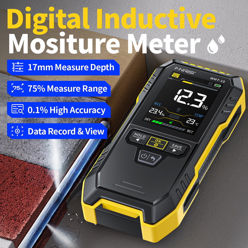 Digital Wood Moisture Meter Precise Non Invasive Moisture Meter For ...