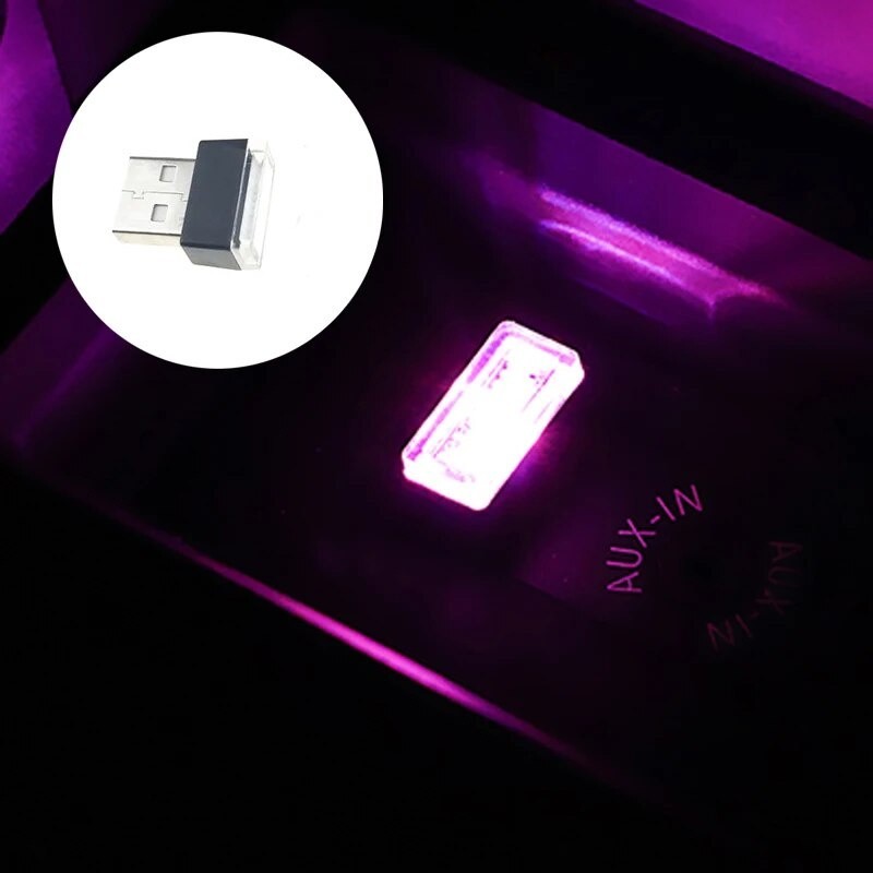 1 piece of car shape USB atmosphere LED light for Jaguar XF XJ XJS XK S ...