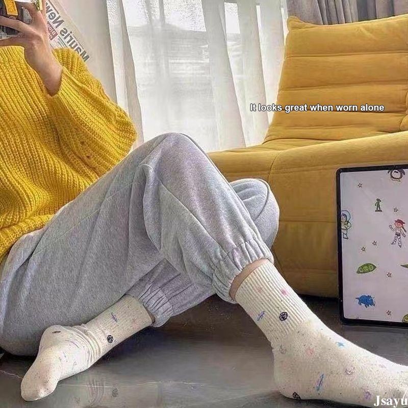 (QXJ)Preppy Style Women's Socks Multifunctional Heart Socks for Girls ...