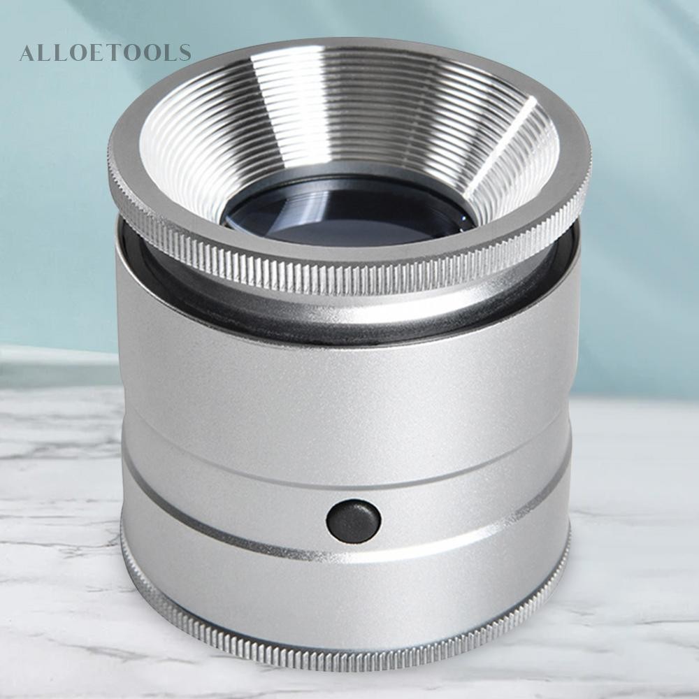 10X Pocket Magnifier with Scale Diamond Jewelry Magnifier Coin Stamps ...