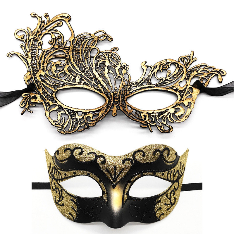 (1 pair)Masquerade Masks Jazz Half Face Mask Phoenix Lace Masks Party ...