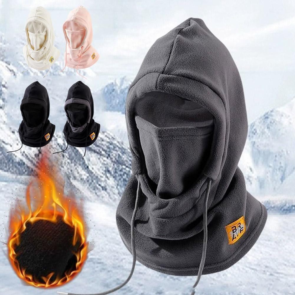 Winter Hood Windproof Hat Men's And Women's Mask Cold Warm Face Hat ...