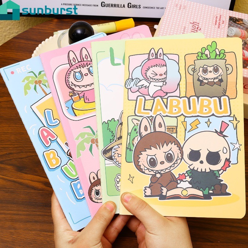 Labubu A5 Notebook - Students Stationery - Horizontal Lines Notebooks ...