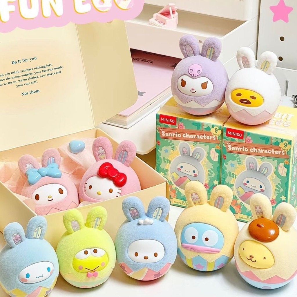 Sanrio Rabbit Surprise Egg Series Blind Box Collectible Toy Tilt ...