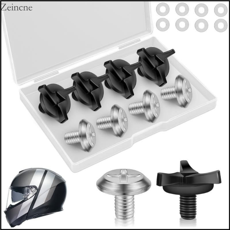 Zein Motorcycle Helmets Attachment Screws With Rubber Washers With ...