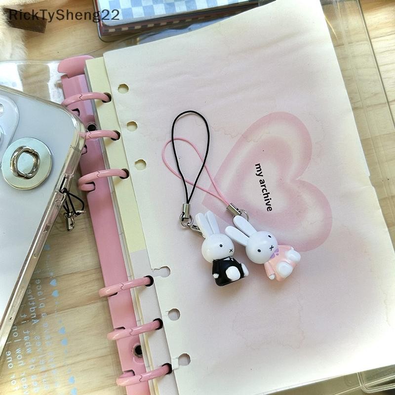 RT Cute Miffy Bunny Phone Lanyard Cartoon Rabbit Mobile Phone Chain ...