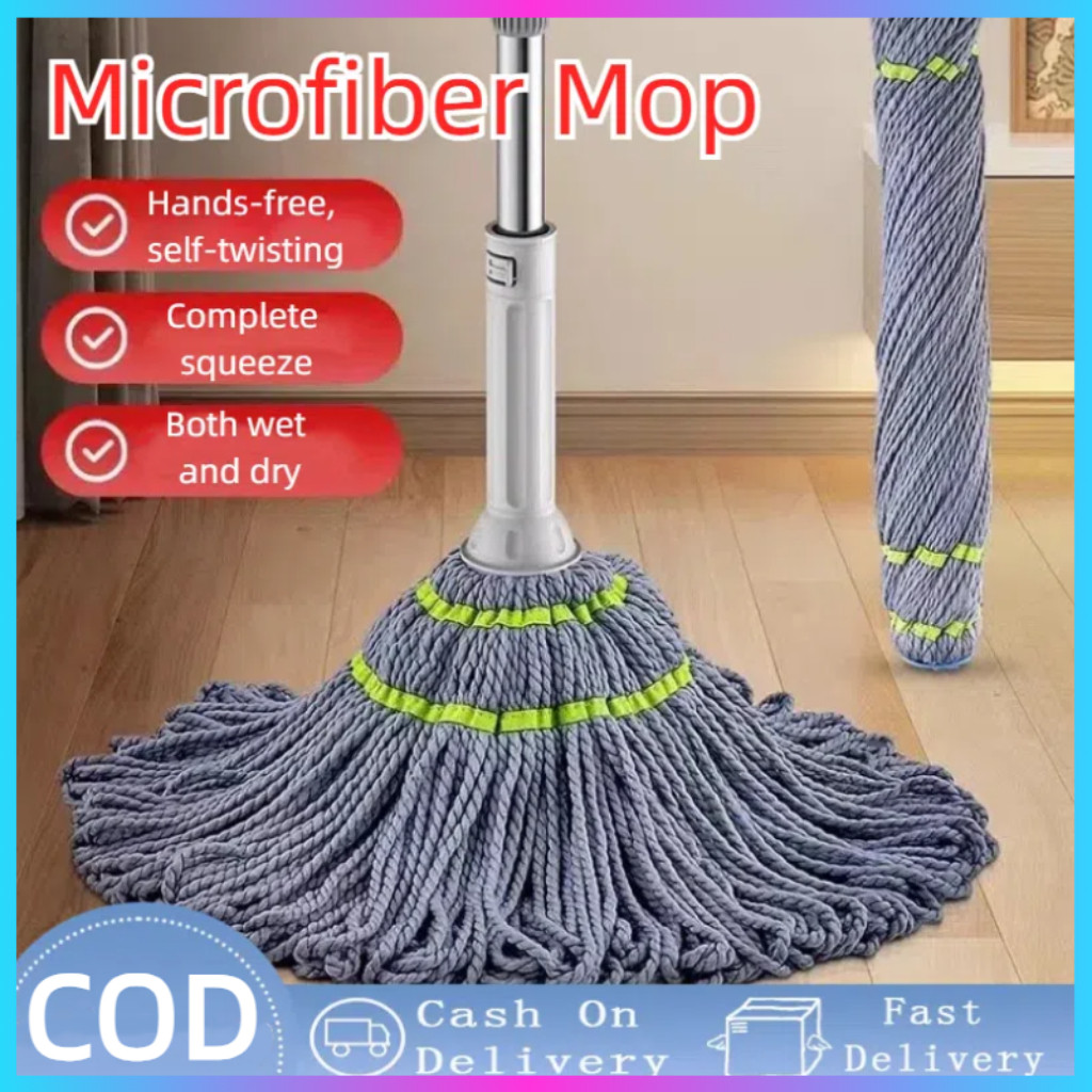 Spin Mop Self Wringing Mop Spin Mop 360 Degree Easy Spin Map Floor ...