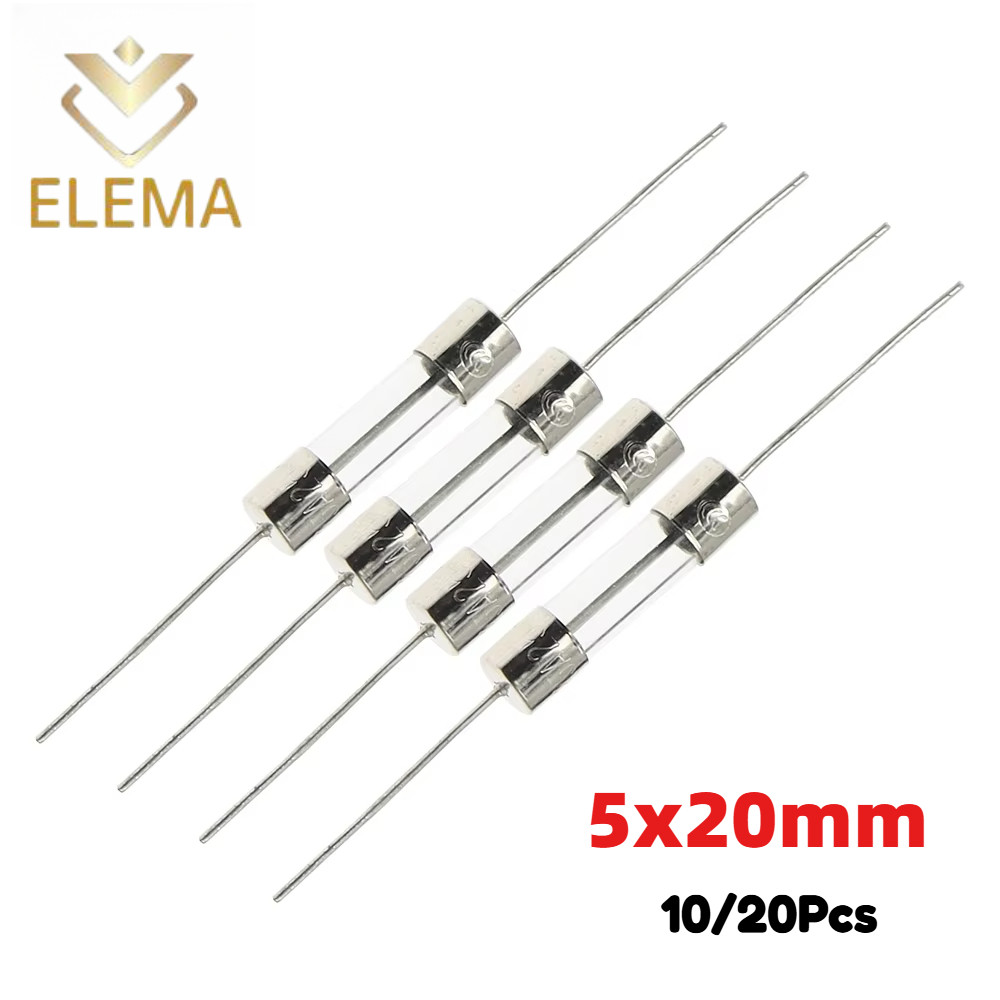 Glass Fuse With Pin 5*20mm 250V Glass Fus 2A/3A/5A/8A/10A/12A/15A/20A ...