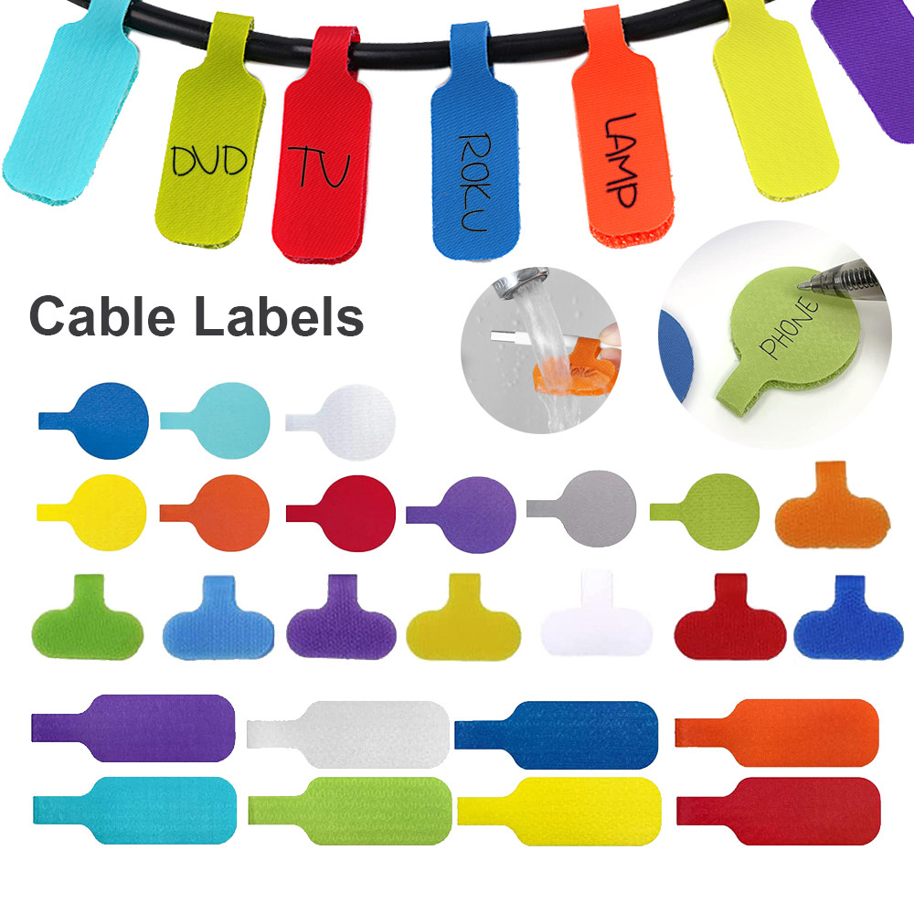 8/16/24 pcs Multicolor Cable Labels, Medium, Writing Wire Labels, Wire ...