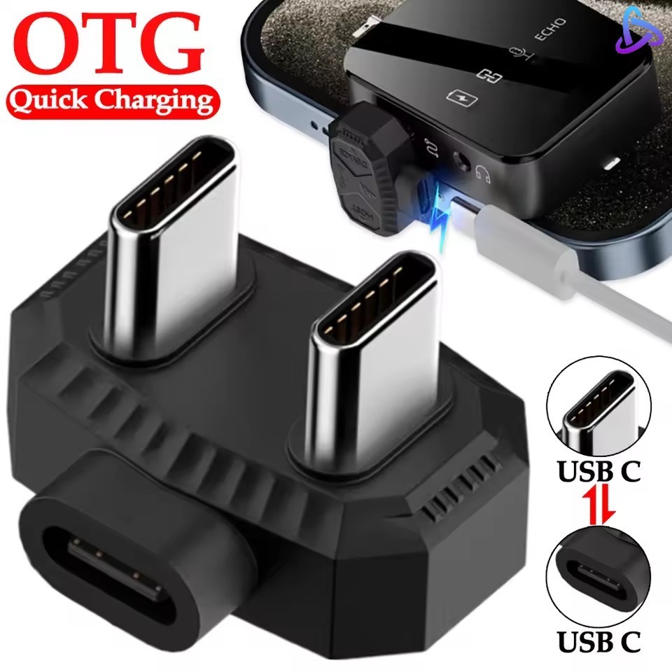 Multifunction 5V2A U-Shaped OTG Adapter - Type C To C Female To Male ...