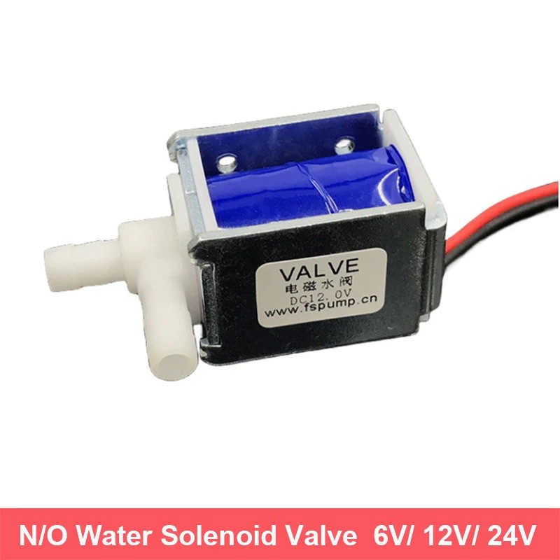 DC6V 12V 24V Small Electric Valve Micro Solenoid Valve Normally Closed ...