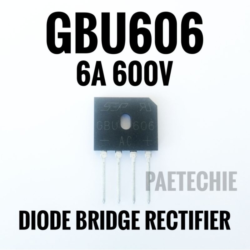 GBU606 6A 600V Diode Bridge Rectifier | Shopee Philippines