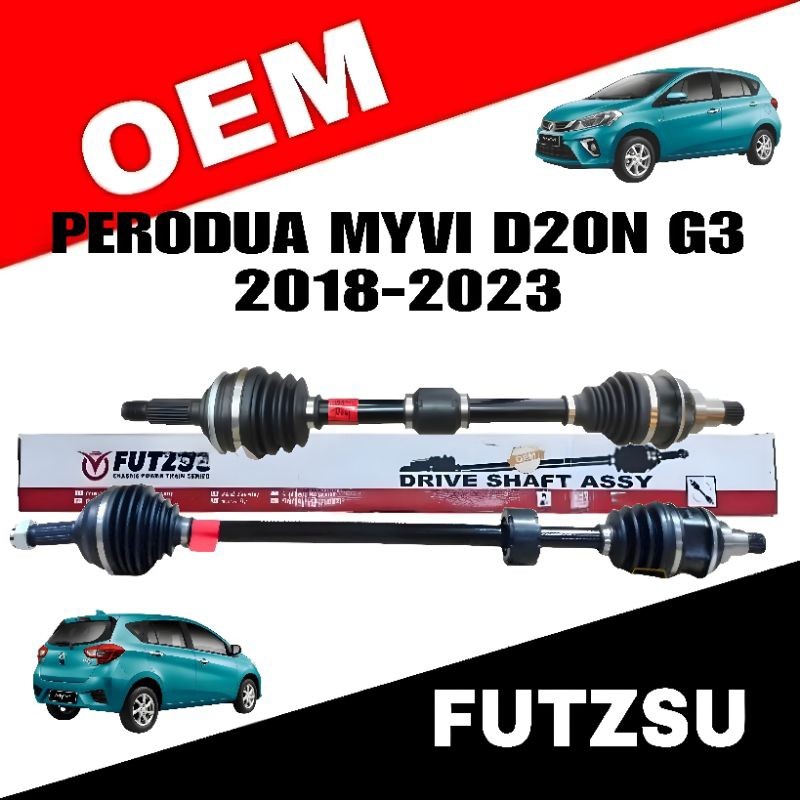 PERODUA MYVI D20N GEN3 / ATIVA 1.0 TURBO DRIVE SHAFT LEFT / RIGHT ...