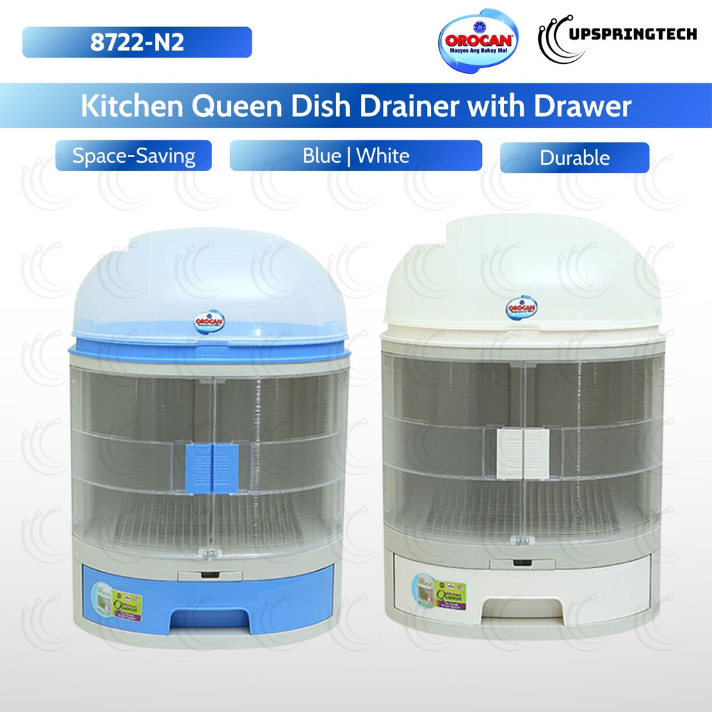 OROCAN Kitchen Queen Dish Drainer with Drawer | Affordable & Durable ...