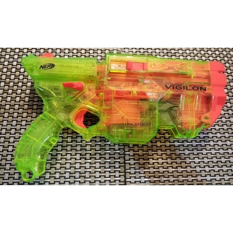 Nerf Vigilion Neon green Version Preloved Blaster | Shopee Philippines