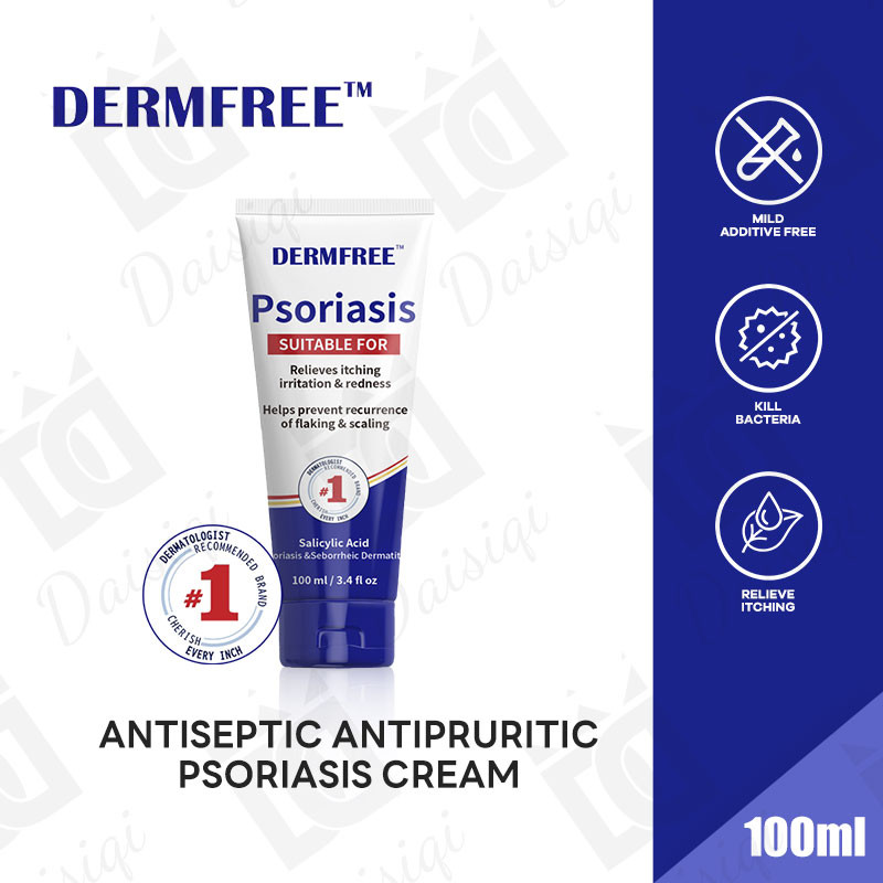 DERMFREE Psoriasis Cream Dermatitis Anti Fungal Relieves itching ...