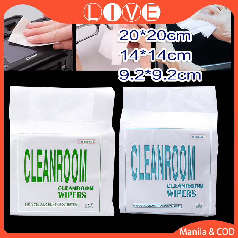 [Live] 1200pcs Soft Cleanroom Wiper Cleaning Non Dust Cloth For Mobile ...