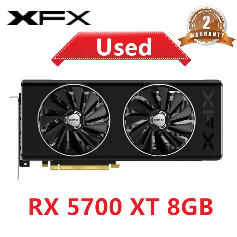 XFX RX 5700XT RX5700 XT 8GB Office Graphics Card GPU AMD RadeonRX 5700XT Video Cards Desktop PC ...