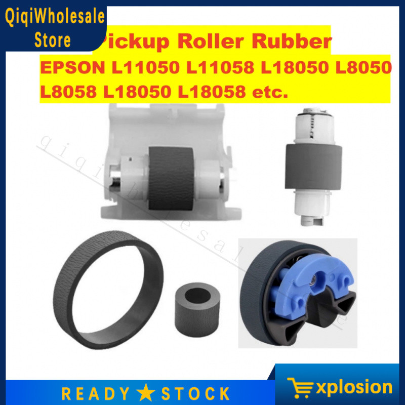Pickup Roller 1set Rubber Compatible for epson EcoTank L18050 L11050 ...