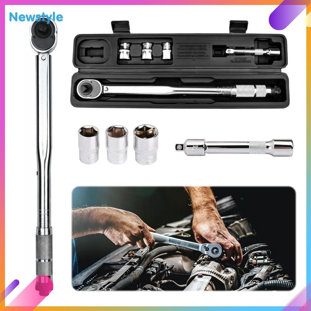 Professional Torque Wrench Adjustable Torque Wrench 1/2" 28-210Nm 1/4 ...