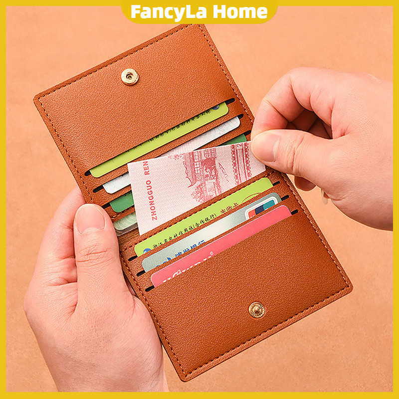 Ultra-thin Small Bank Card Case Card Slot Card Holder Wallet Women Men ...