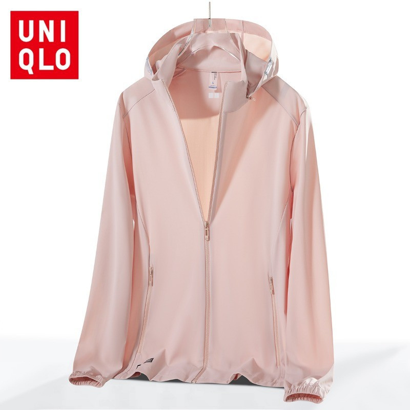 Uniqlo Women's summer ice sunscreen clothing cooling breathable UVA ...