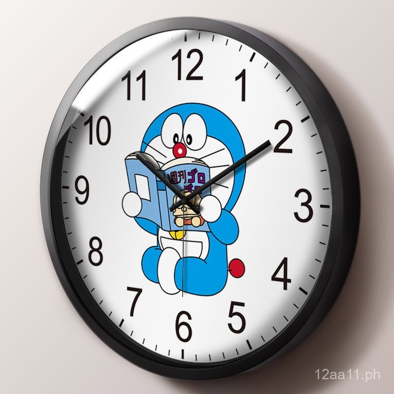 Cartoon Boy Room Creative Doraemon A Dream Children's Wall Clock ...