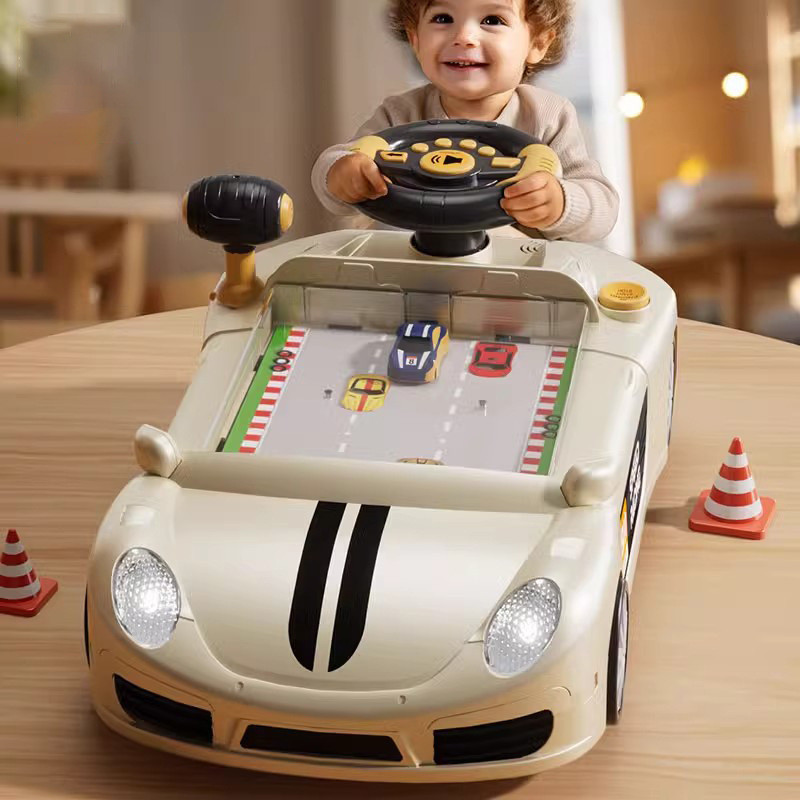 Children's Racing Car Adventure Game Console Simulation Steering Wheel ...