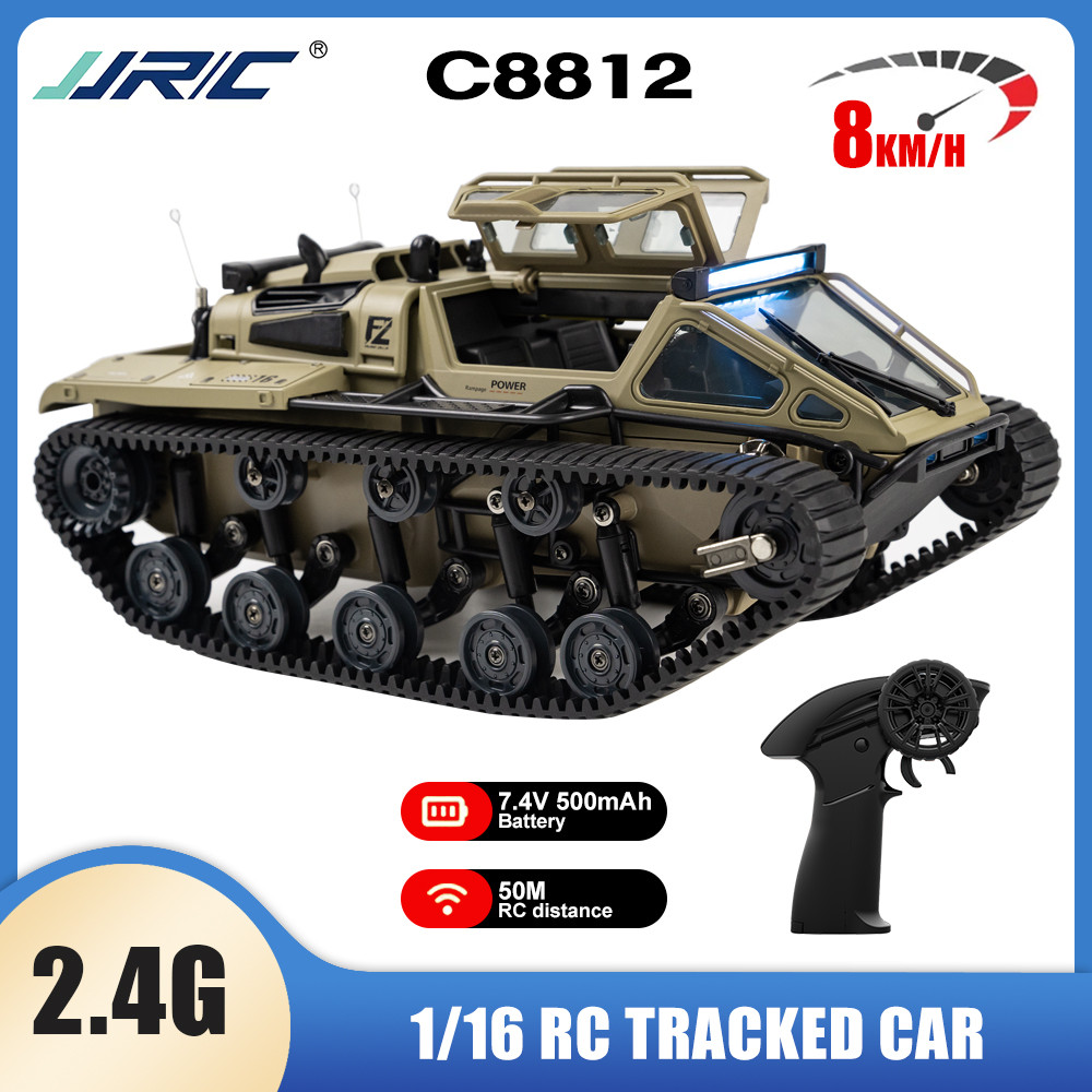 JJRC C8812 1:16 Drift Crawler Vehicle 360° Rotation 13 Light Modes Dual ...