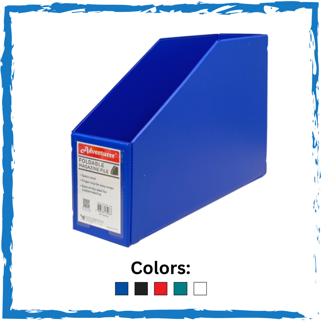 Adventurer Foldable Magazine File Horizontal Legal Size | Shopee ...