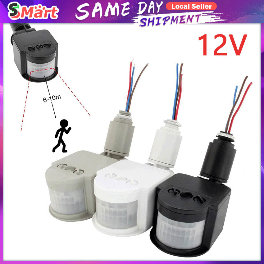 Motion Sensor 220V 12V Motion Detector Automatic Infrared PIR Sensor ...