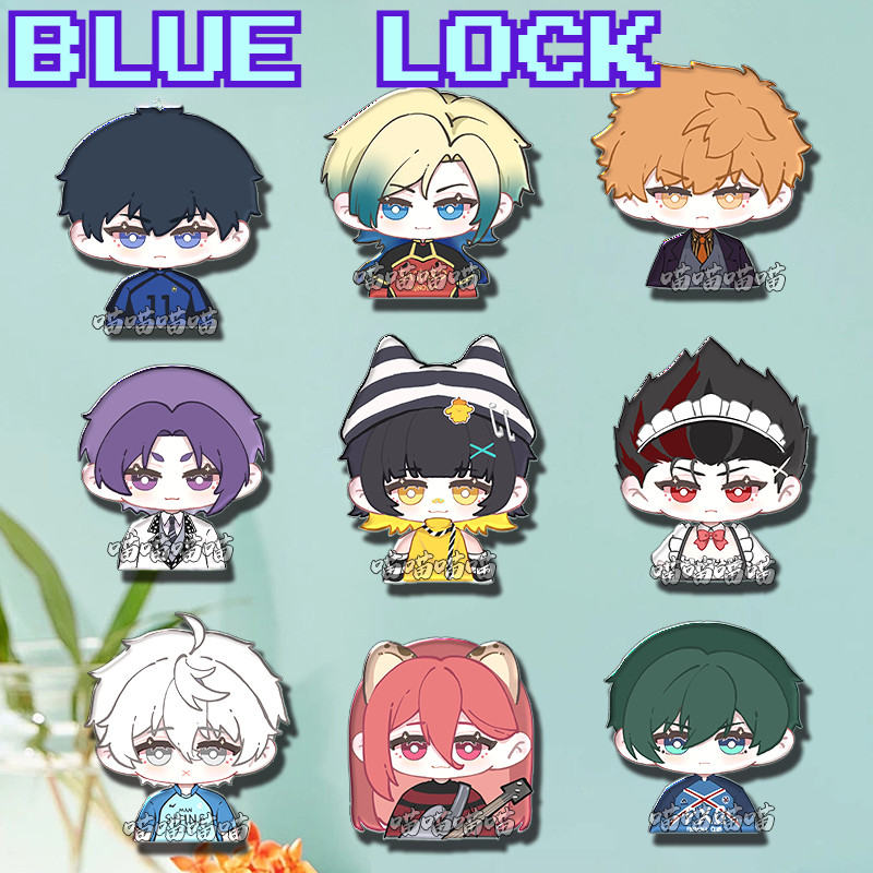 BLUE LOCK Doujin Homemade Bachira Meguru Itoshi Rin Acrylic Brooch ...