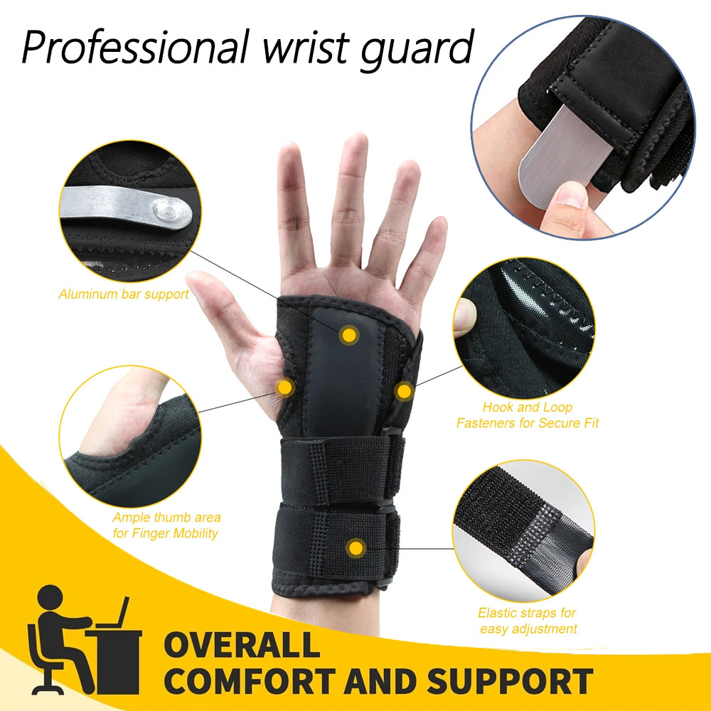 Wrist Protection Device Wrist Brace Support with Splint for Support ...