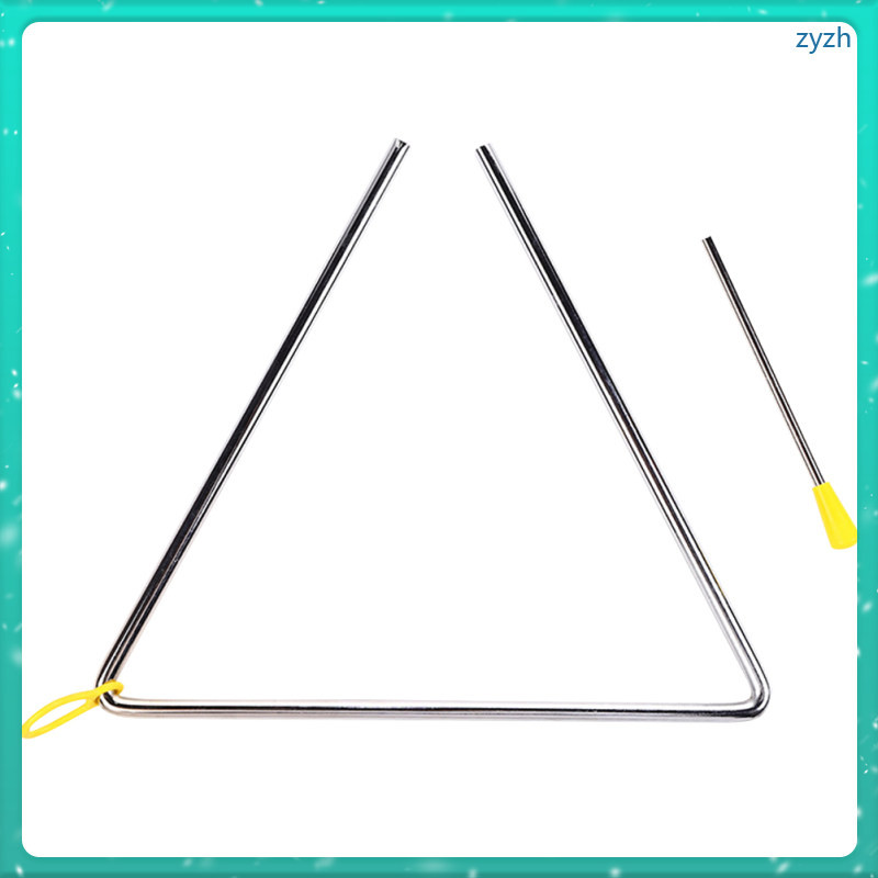 Triangle Iron Musical Instrument Instruments Kids Drum Kit Tambourine ...