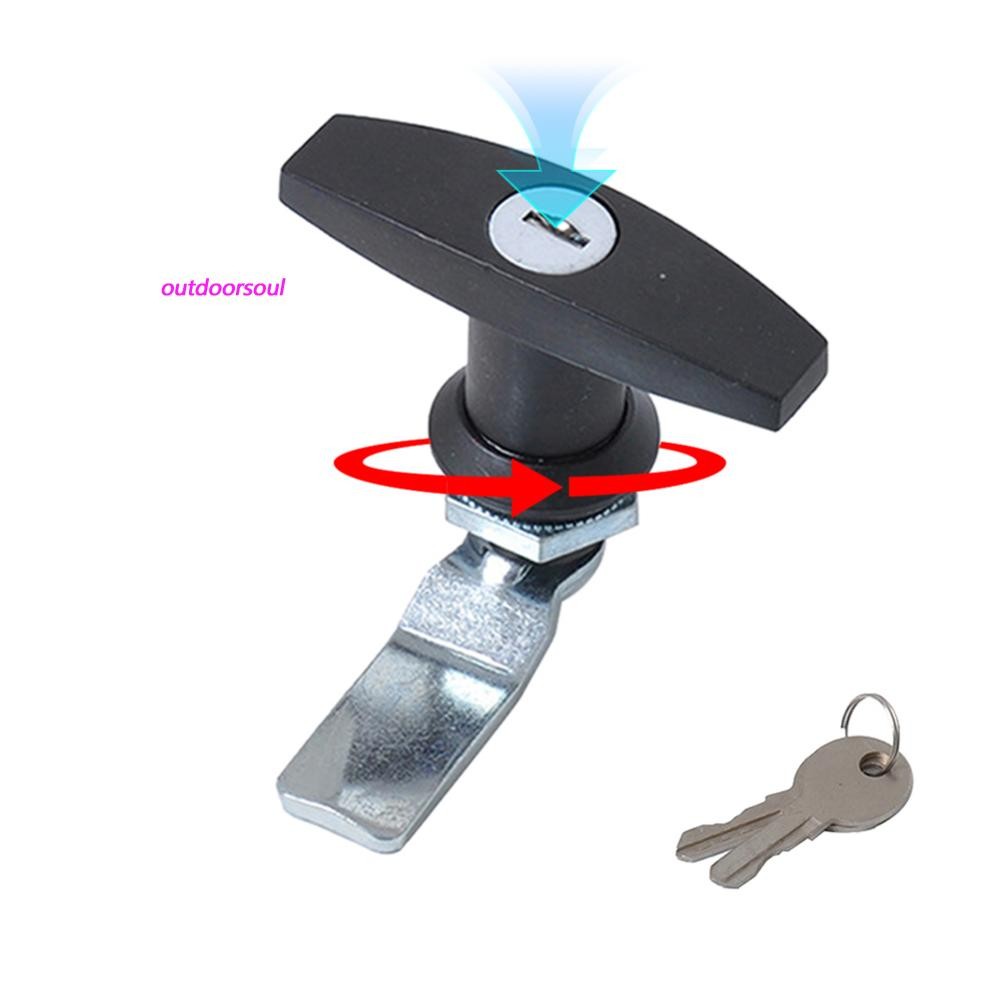 Trailer Toolbox Drawer Cabinet Door Lock with 2 Key Truck Cap Topper ...