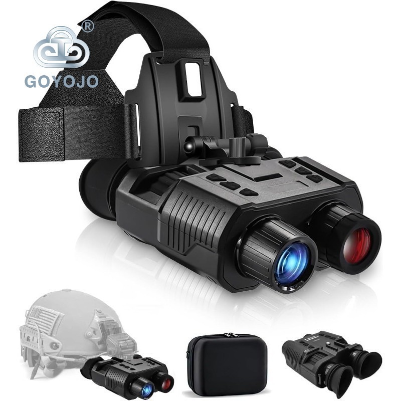 Head-Mounted Night Vision Goggles 3D Night Vision Binoculars 4X Digital ...