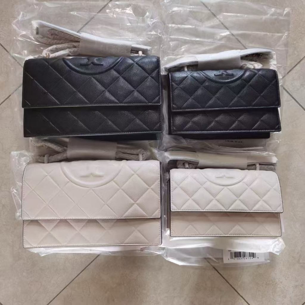 TB Fleming 2 Colors Sizes Diamond Check Messenger Bag Chain Bag ...