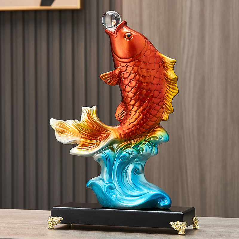 Every Year There is More Office Creative Koi Fish Money Ornaments ...