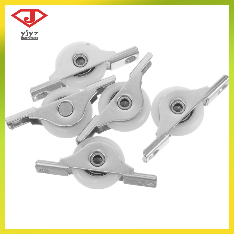 5 Pcs Sliding Door Roller Pulley and Window Wheels Cabinet Cam Steel ...