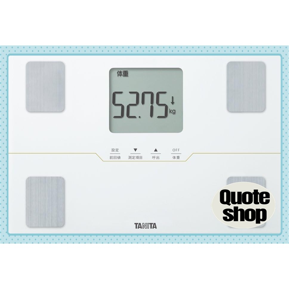 Tanita Weight Scale Body Composition Meter 50g White BC-315 WH [Body Fat Percentage/Visceral Fat ...
