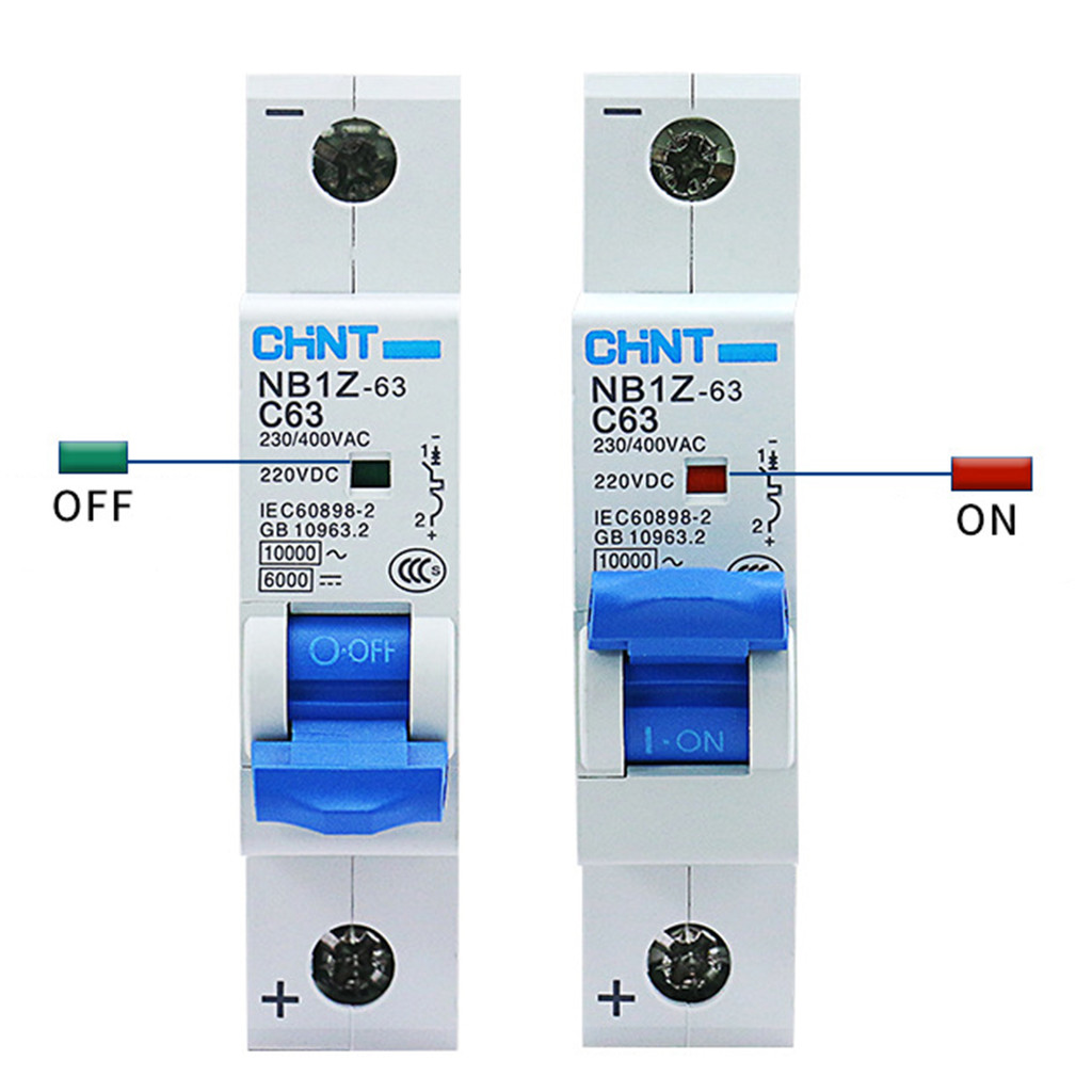 1 Pc Ac/dc Circuit Breaker Nb1z-63 Household Small 220v Isolation ...