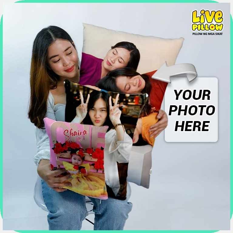LIVEPILLOW/E~Customized*WR?Personalized*wn?Pillow*vZ?with)o>picture)s>BIGGER)M>Rectangle)Y>sizes ...