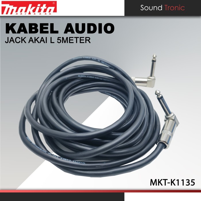 Makita Guitar Cable 10 Meters Full Jack Akay Mono L Iron 10 Meters ...