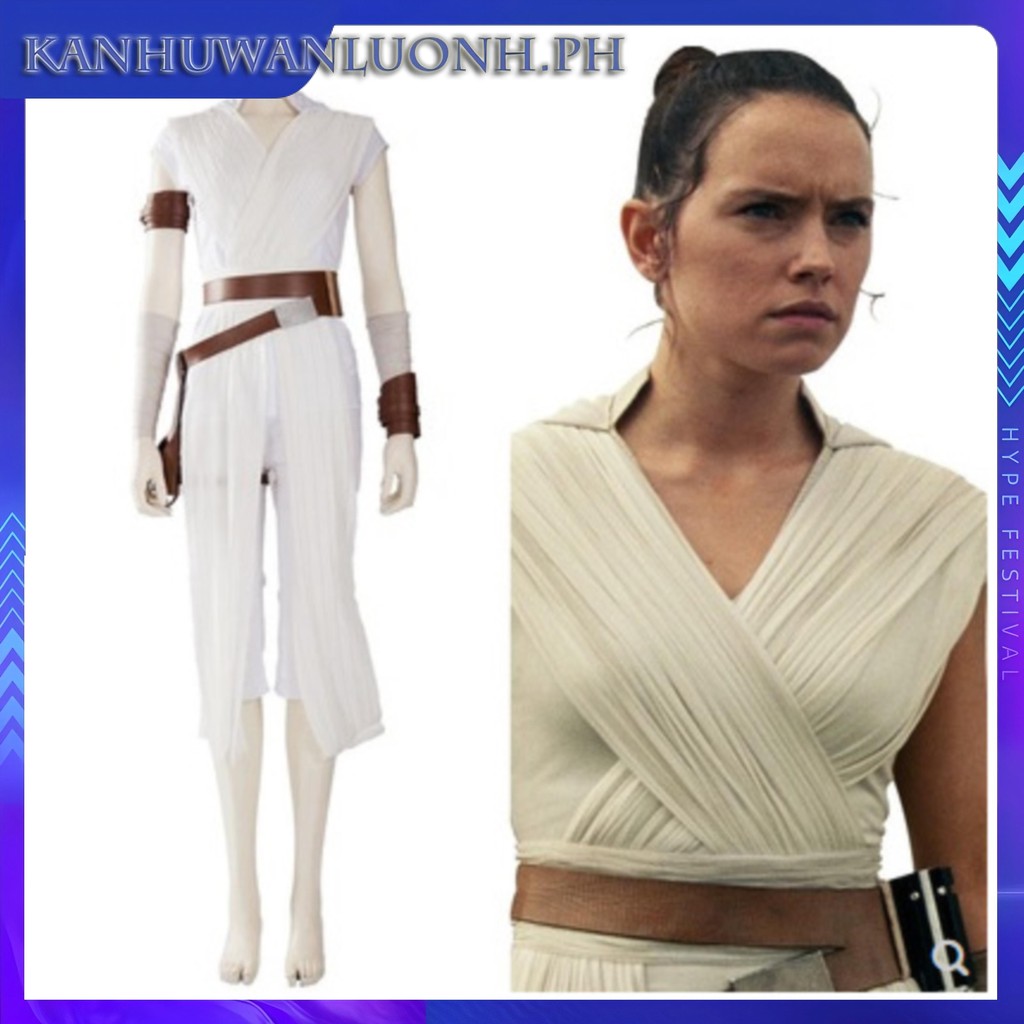 Star Cosplay Wars 9 The Rise Of Skywalker Rey Cosplay Costume Halloween ...