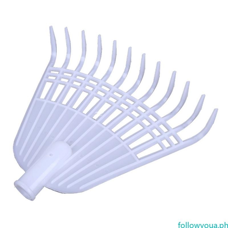 fol 12 Tooth Leaf Rake Agricultural Plastic Grass Rake Flower Planting ...