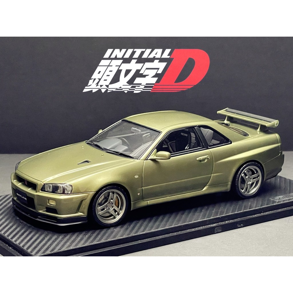 [Sale] 1/18 IG ignition Initial D Nissan skyline GTR R34 V-spec2 ...