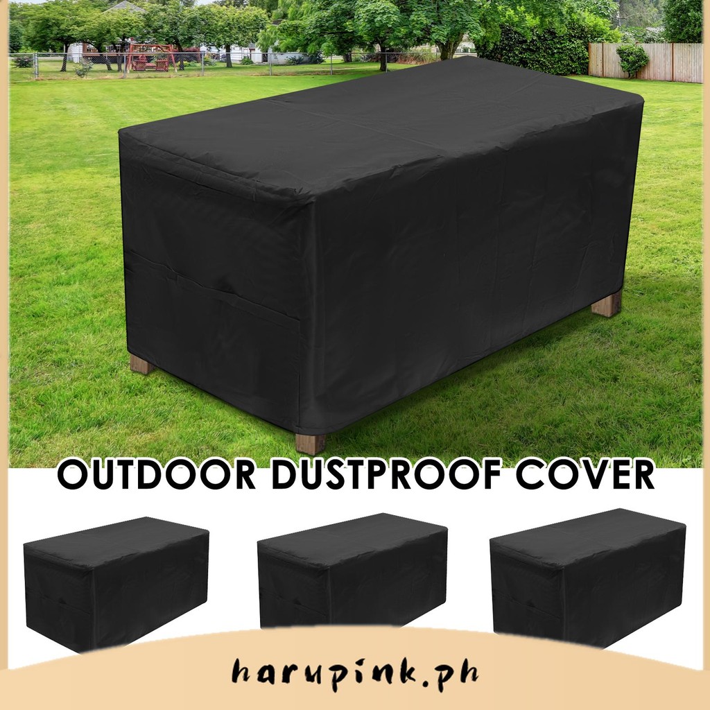 Rectangular Storage Bench Cover Portable Outdoor Patio Deck Box Cover ...
